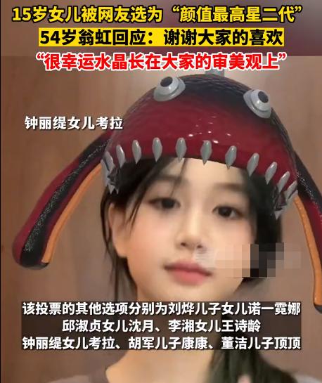 Weng Hong's daughter wins the beauty contest among the seven ...