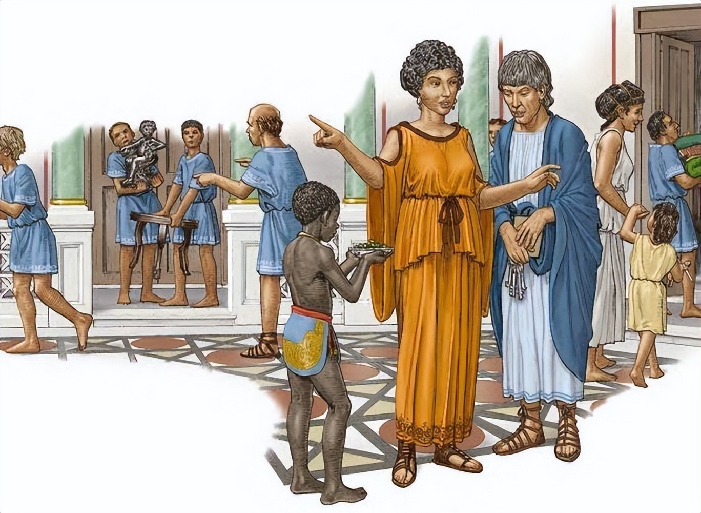 In what aspects were the moral behaviors of Roman citizens reflected in ...