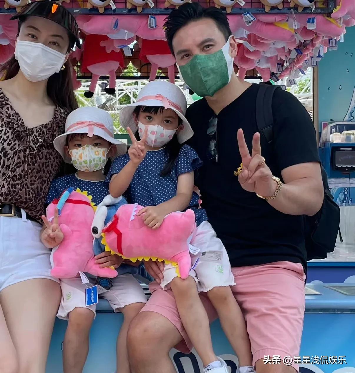 Xiong Dailin celebrates the 6th wedding anniversary of the whole family ...