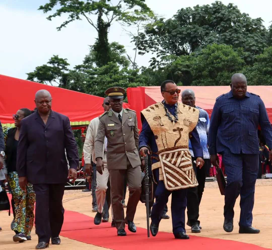 Congo (Brazzaville) President and Prime Minister Attended the Opening ...