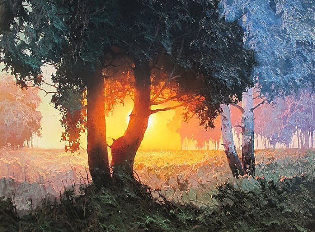 Russia Victor.Bykov (Victor. Bykov) oil painting forest - iNEWS