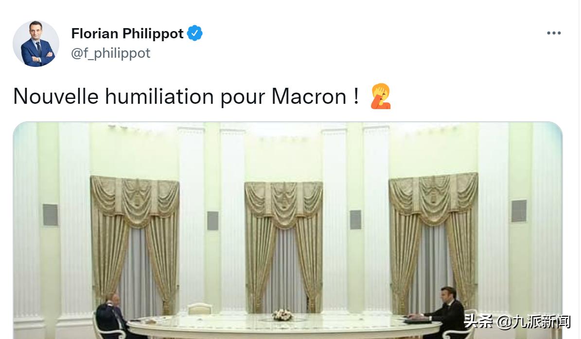 The talks between Putin and Macron at a 3-meter super-long table ...