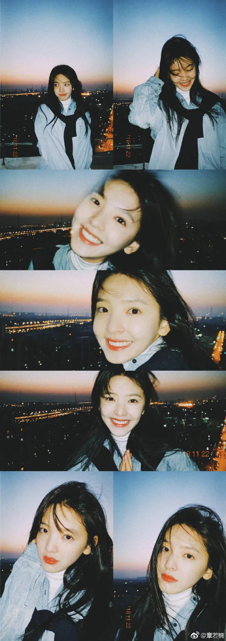 Zhang Ruonan's first love face flower - iNEWS