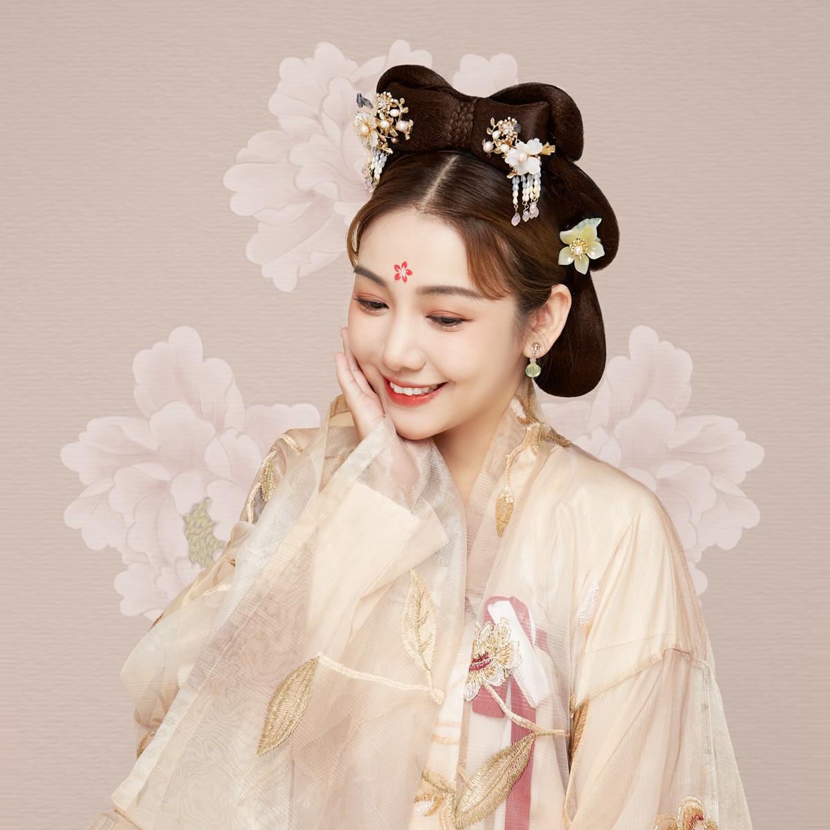 Zhuo Siyu's ancient style portrait is gentle and elegant, and the new ...