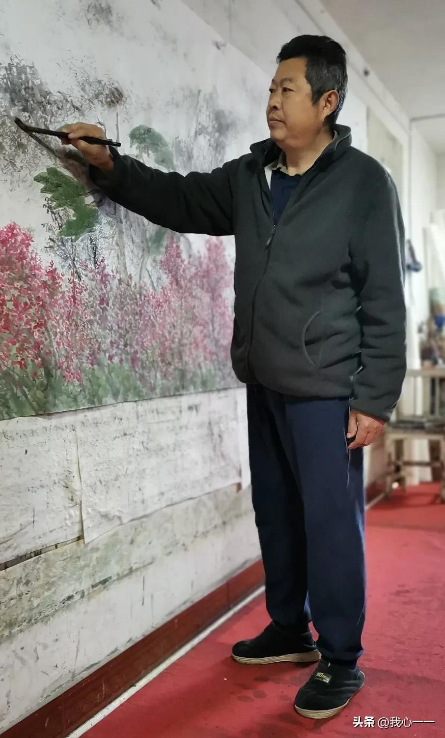 Painter Liu Qi: After three years of sharpening a sword, Nanyang's ...