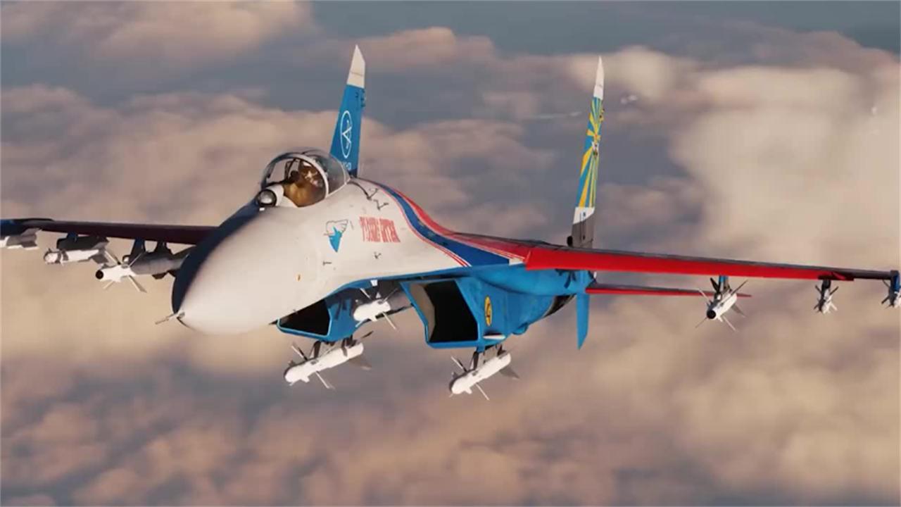 Break the undefeated myth of Su-27! Look at the Su-35 with obvious ...