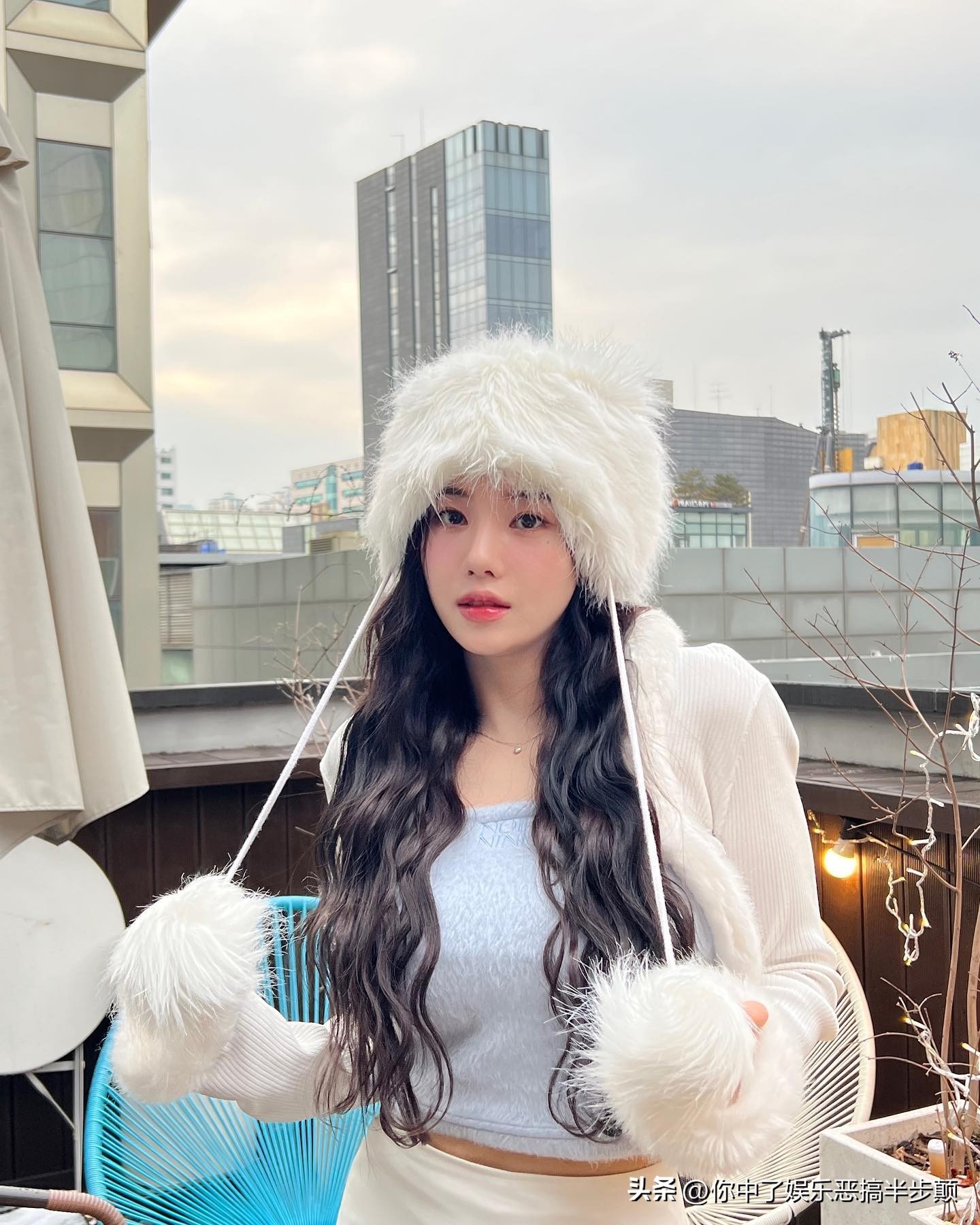 Kwon Eun-bi's public recent photos are like winter elves, glamorous and ...