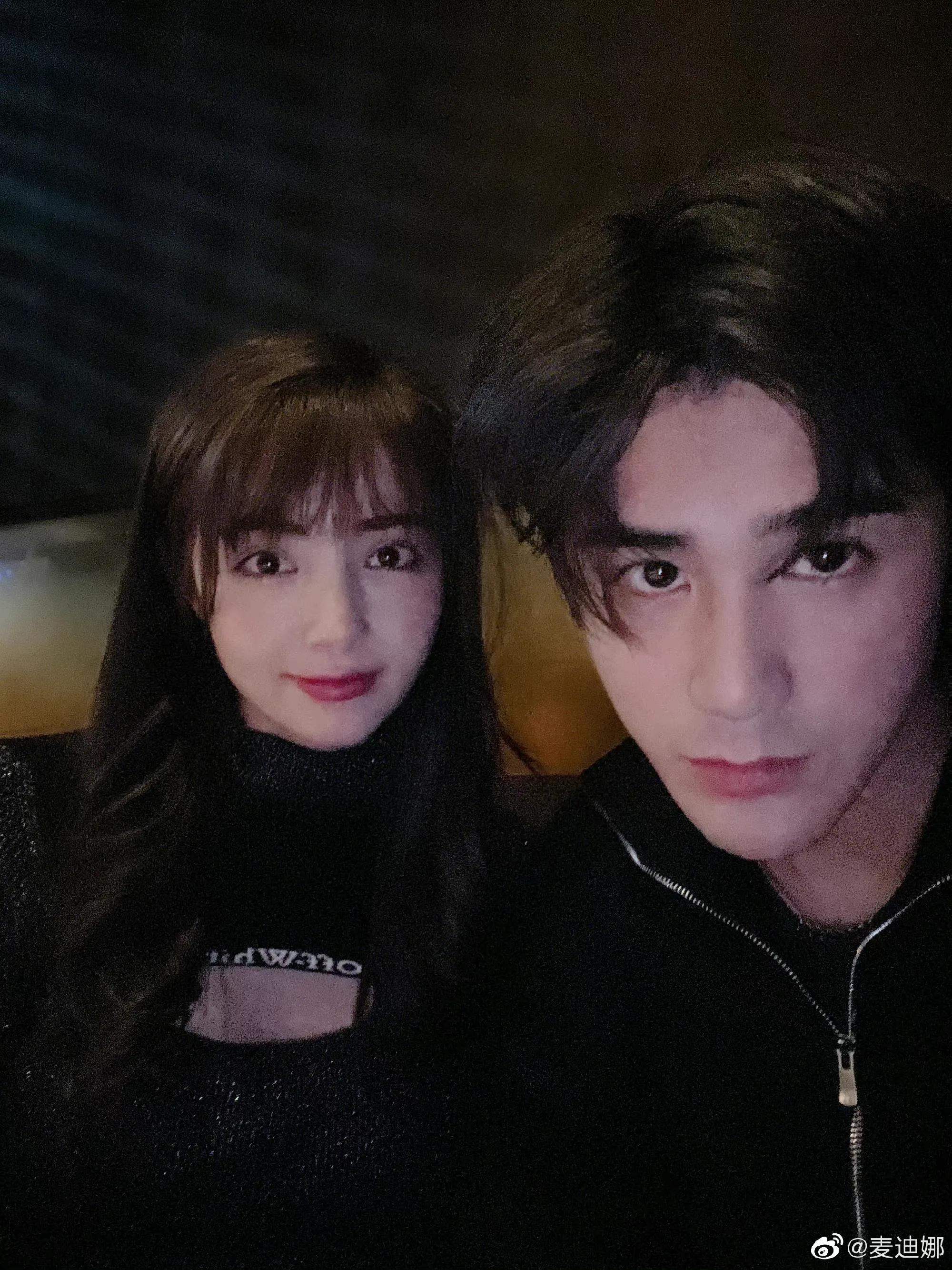 Medina Jiang Chao's husband and wife look, the family's good looks can ...