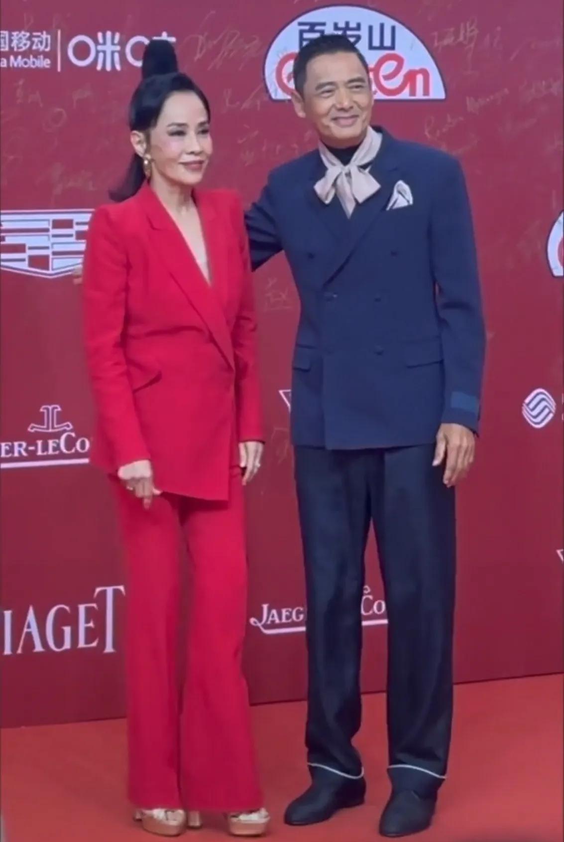 This time, Chow Yun-fat's 65-year-old wife, Chen Huilian, made the ...