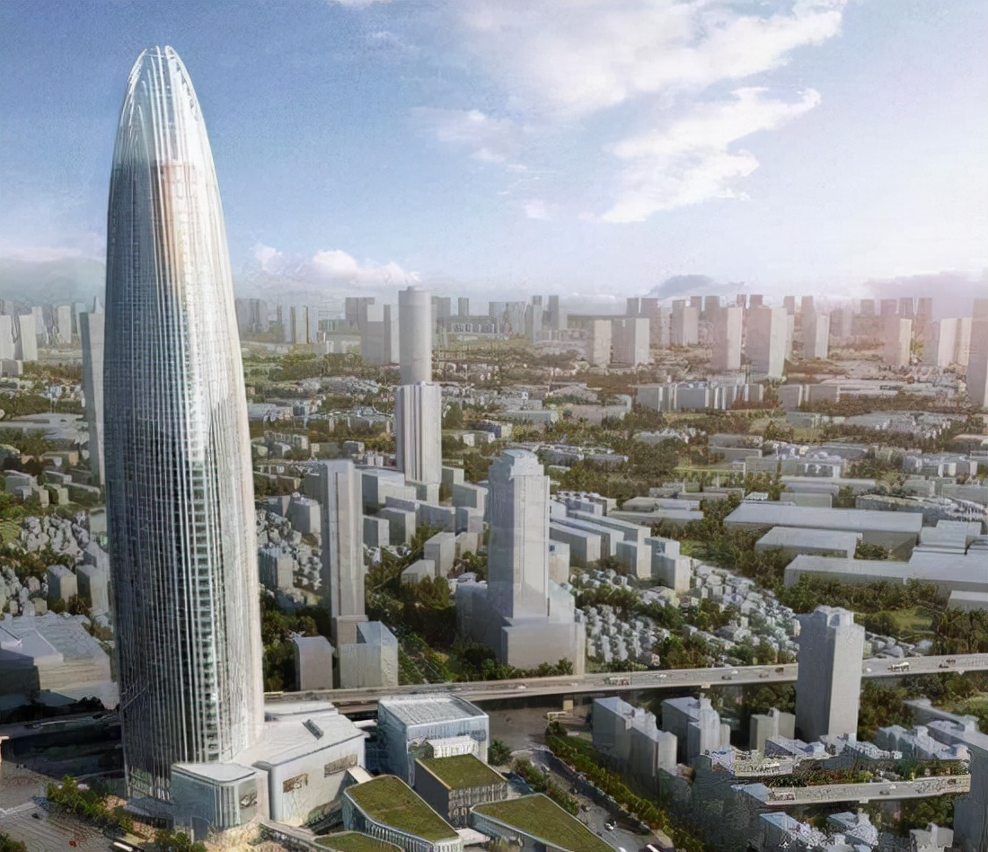 A landmark building in Jinan, once the tallest building in the city ...