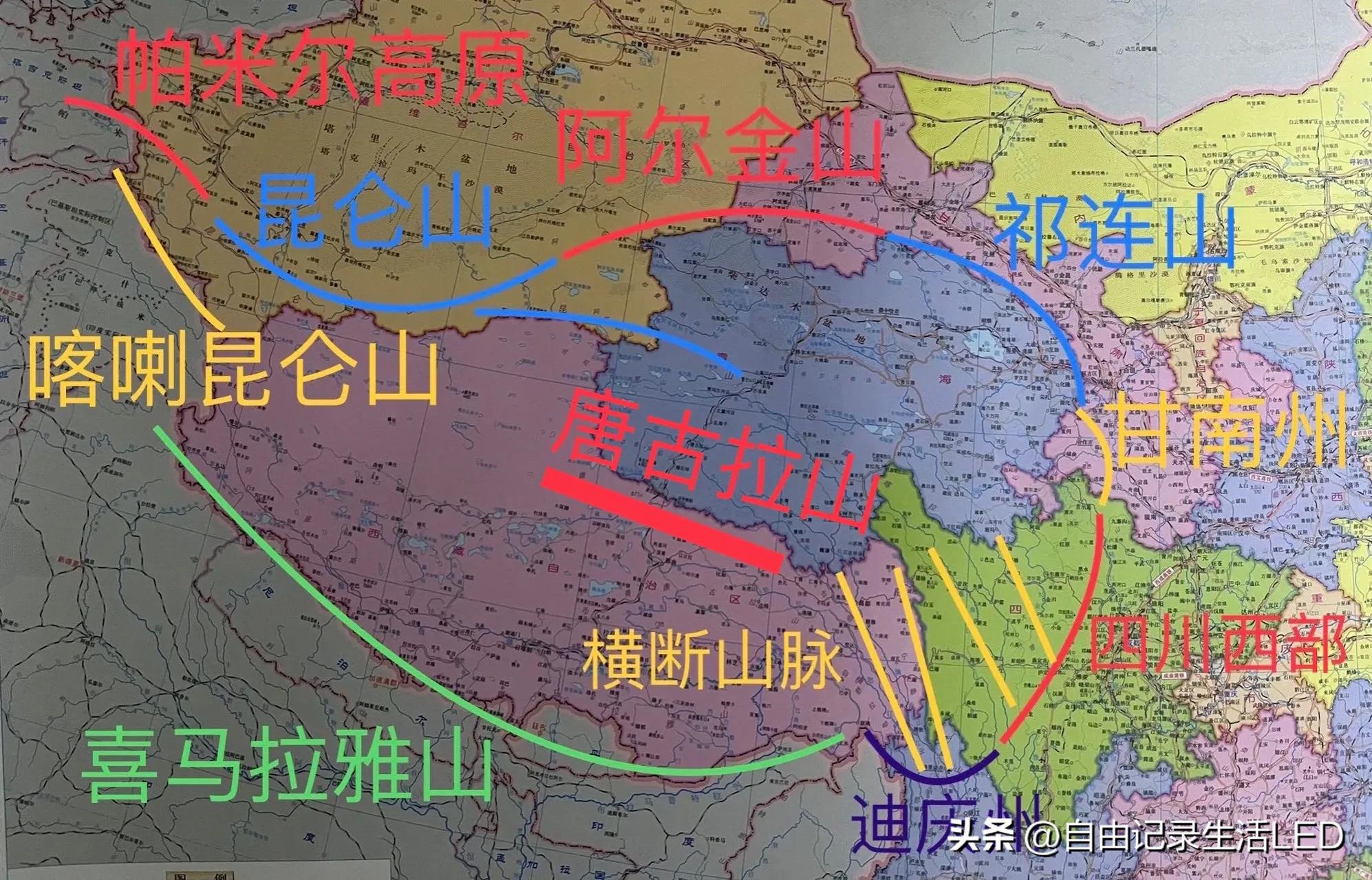 Tanggula Mountains: the birthplace of the Nu River, the Lancang River ...