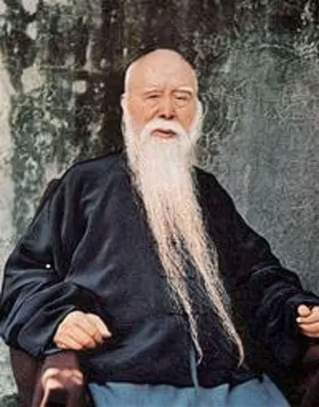 The famous calligrapher Yu Youren and Zhang Lingfu wrote a couplet ...