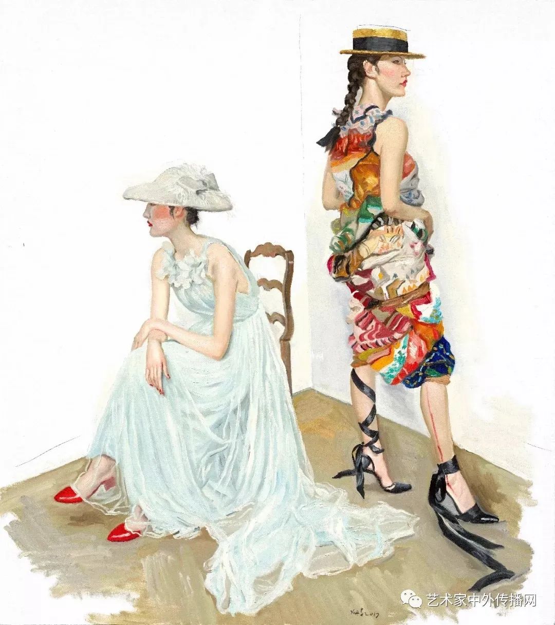 Chen Danqing's new paintings have an elegant and simple, wise and ...