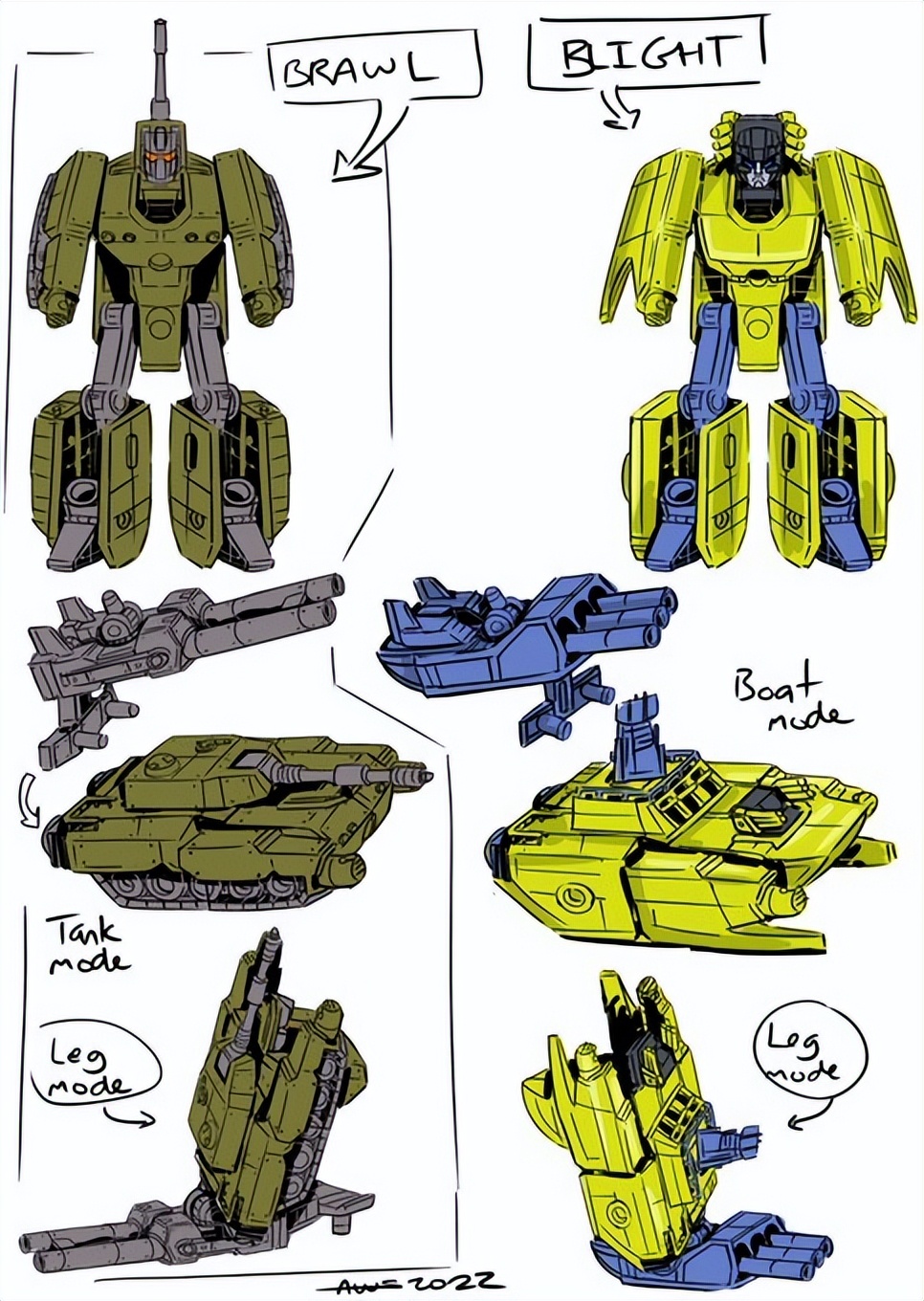 Transformers Fighting Vehicles Squad Members New Designs - iNEWS