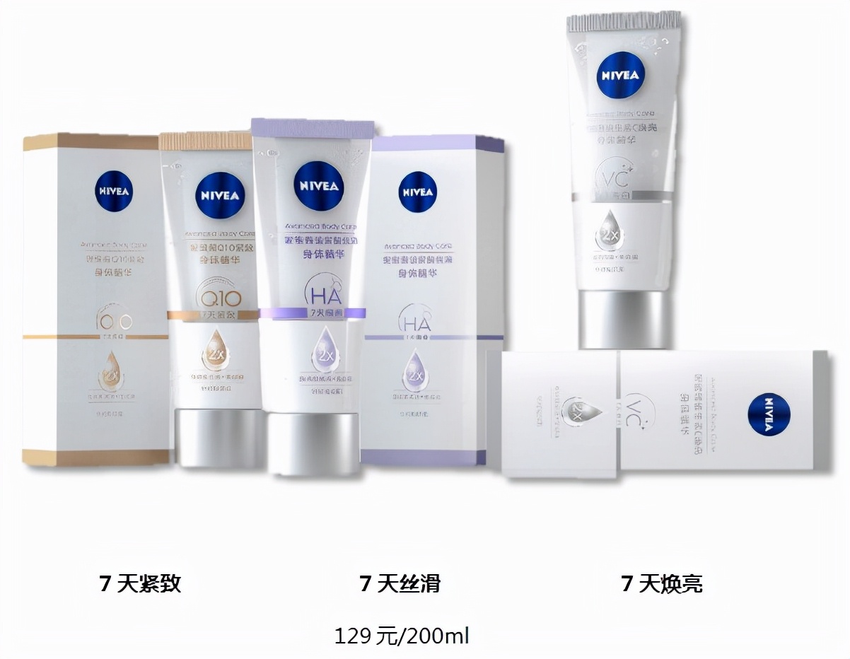 Nivea's new double-tube body essence, two-way rejuvenation of muscle ...