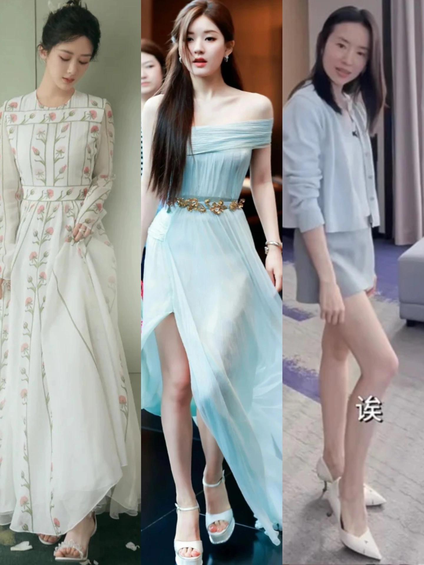 15 pairs of treasure high-heeled shoes of the same style as female ...