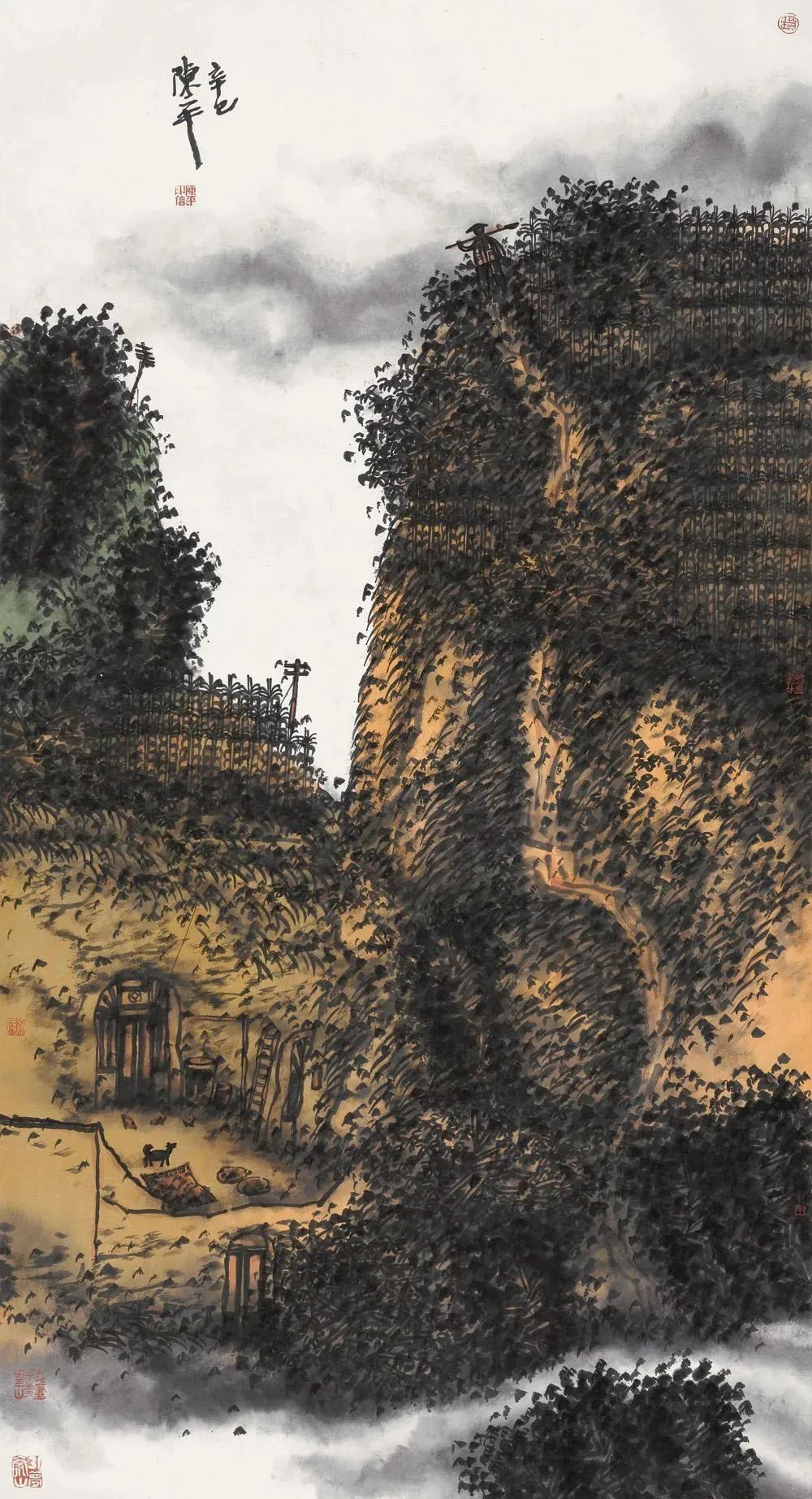 Chen Ping: Landscape painting is elegant and harmonious, clean and ...