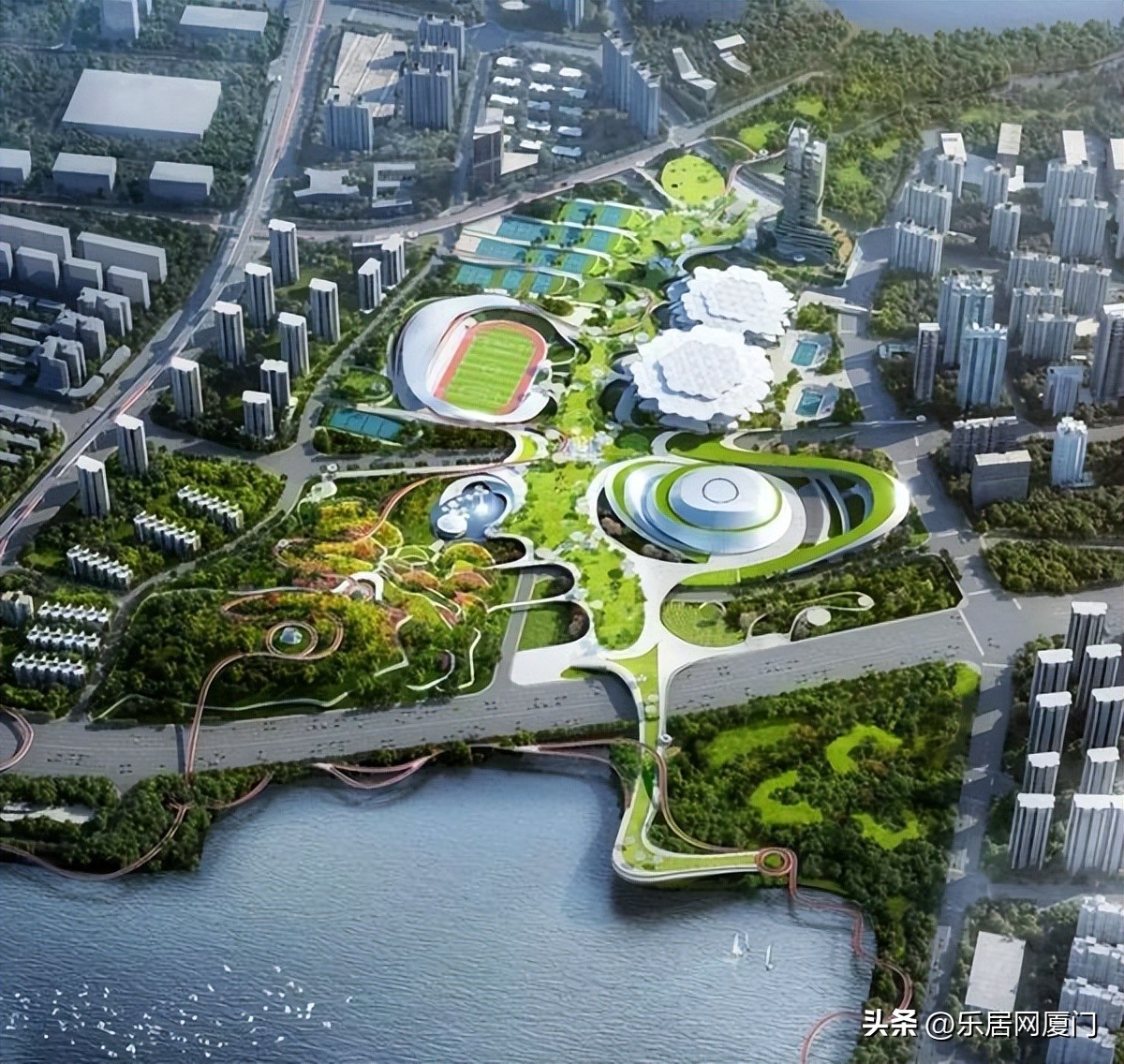 The winning urban design scheme of Wuyuanwan Sports Park is revealed ...