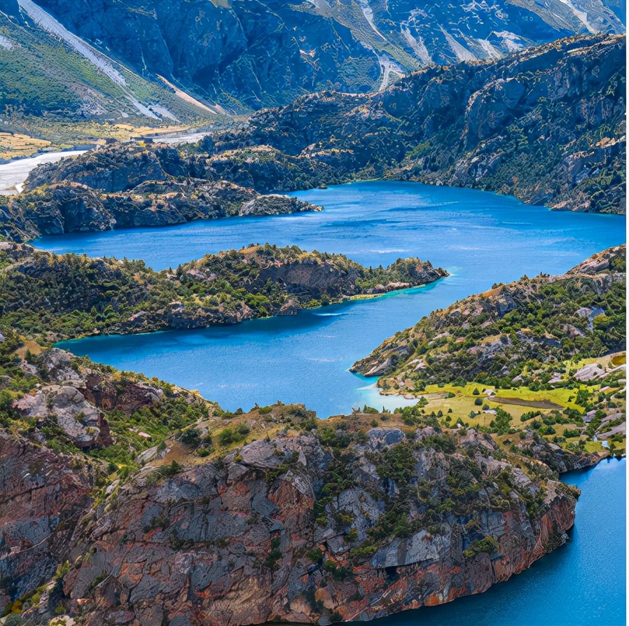 The same lake in Tibet has three colors, making it the most mysterious ...