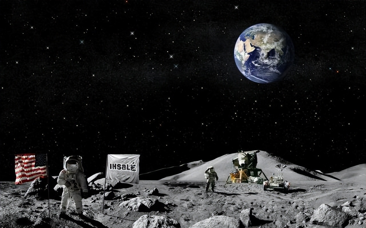 The mysterious square building appeared on the back of the moon, and ...