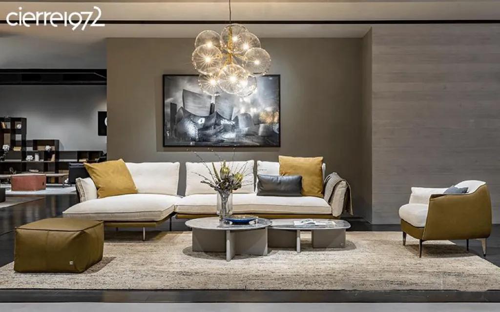 Italian modern style sofa design, first-class texture, simple and ...