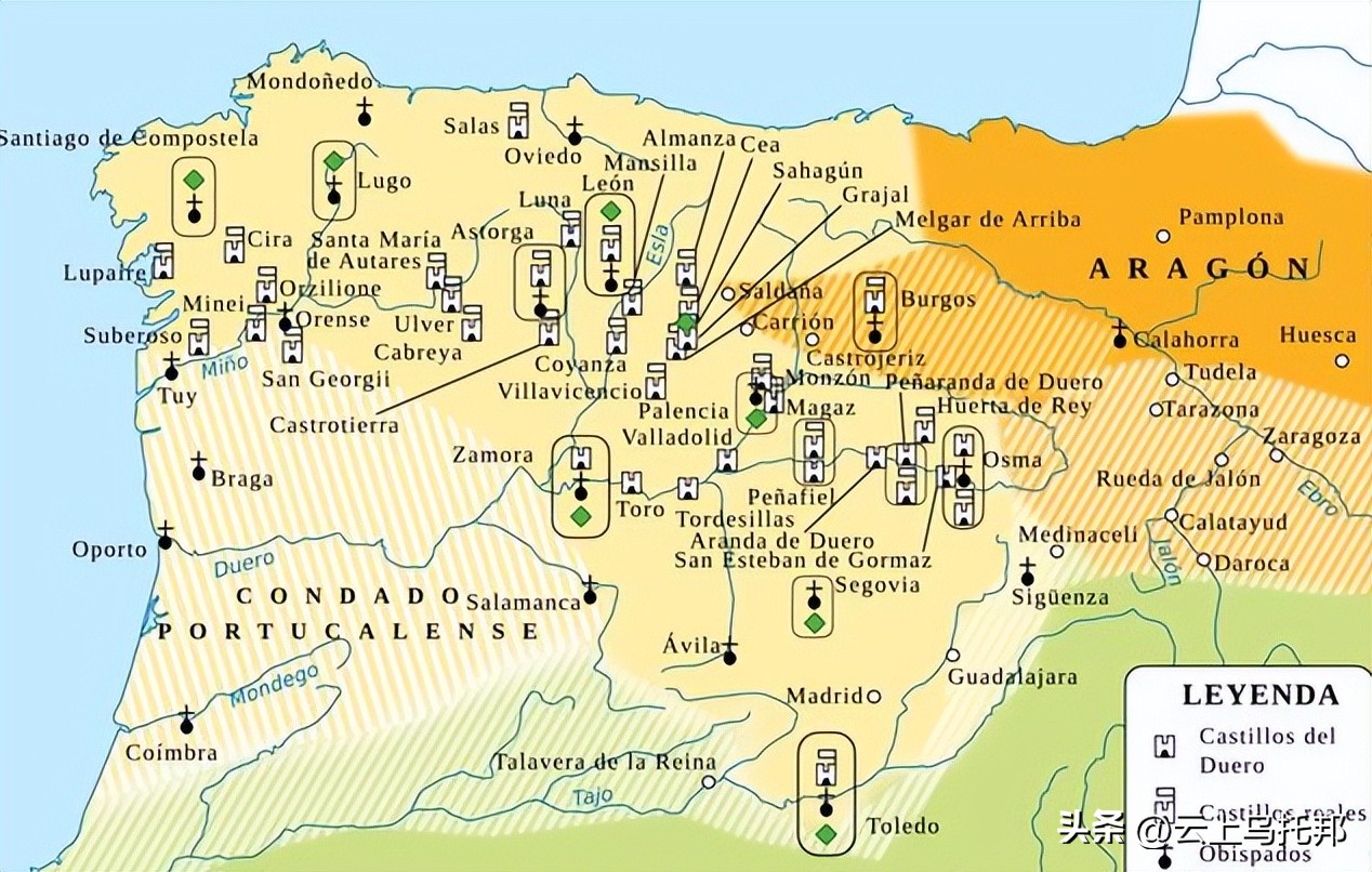 What happened behind Portugal's independence from Leon and Castile in ...