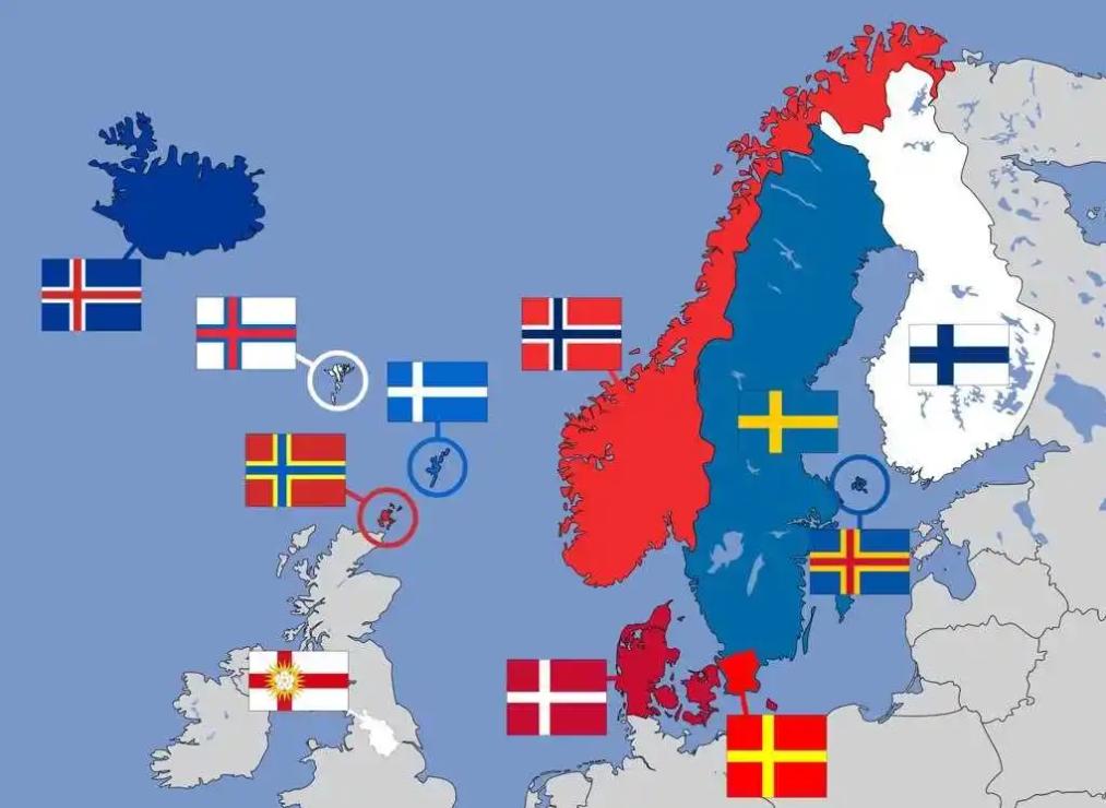 Why are the flags of the Nordic countries all "cross flags"?What ...