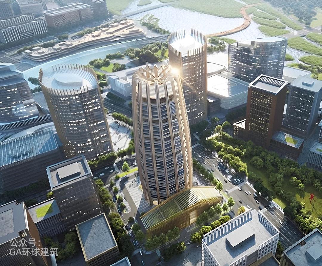 SOM's new work: Xiong'an's future landmark "Sinochem Headquarters", the ...