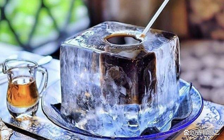 With huge ice cubes as containers, Kobe Cafe launches summer-limited ...