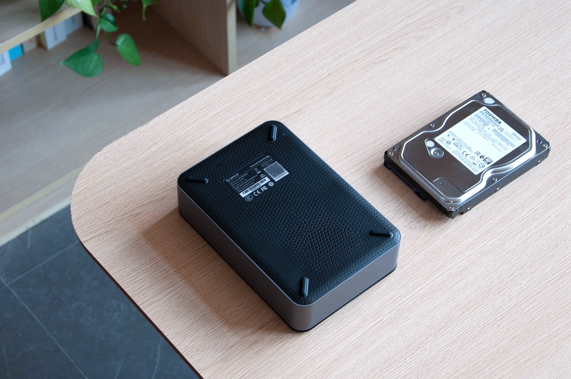 Easy to get started with "NAS" at low cost, ORICO networkable hard disk ...