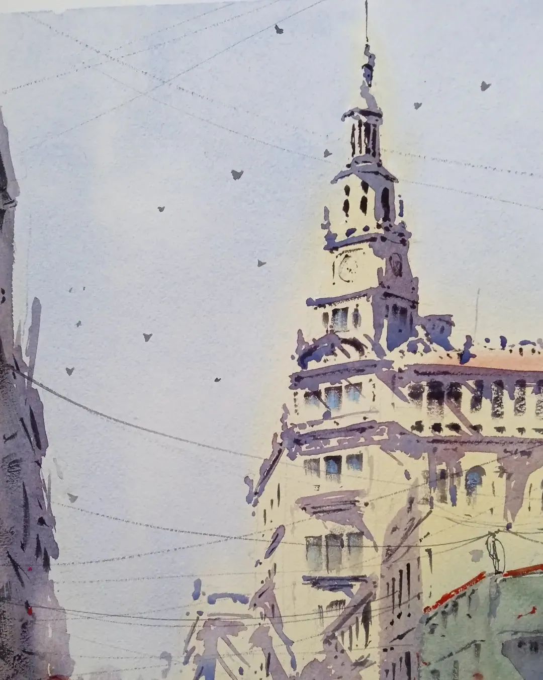 Daniel Martinez (Uruguay) Watercolor Architecture - iMedia