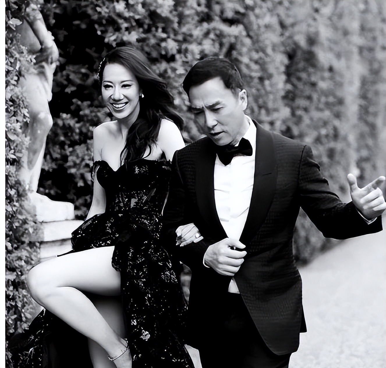 Donnie Yen's wedding at the age of 60! The sons and daughters are the ...