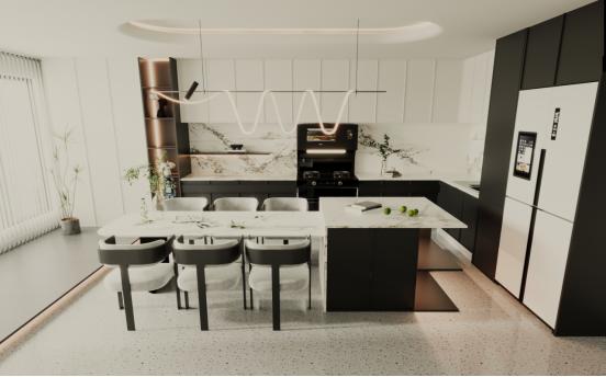 Kitchen decoration design inspiration, British Rover lights up a good ...