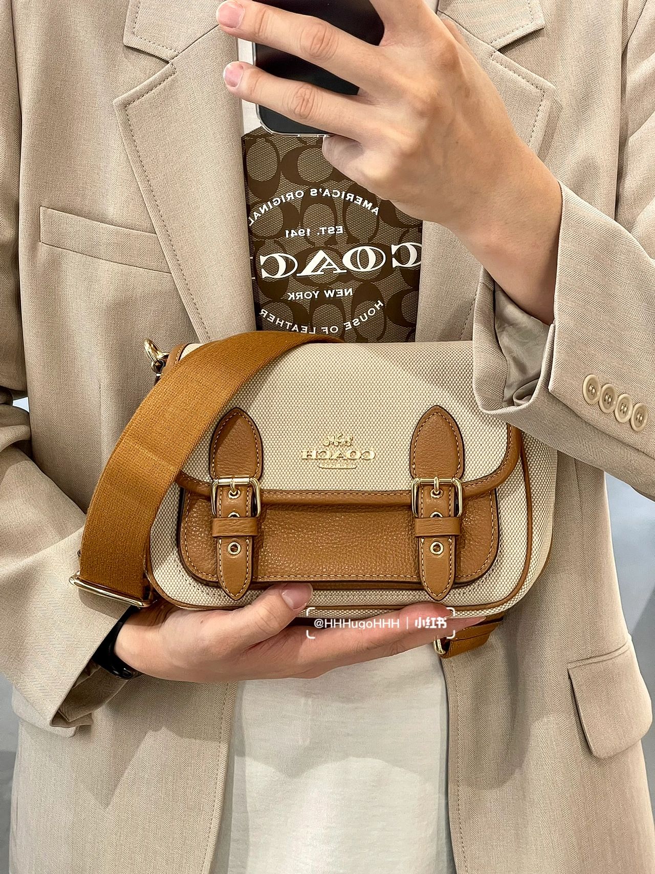 The COACH Lucy messenger bag is too elegant and tasteful - iNEWS