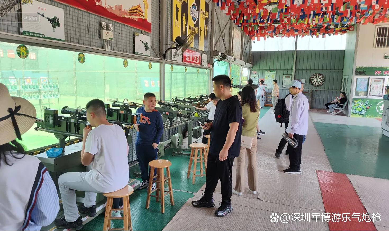 The site layout plan of the Air Cannon Gun Shooting Range Project in ...