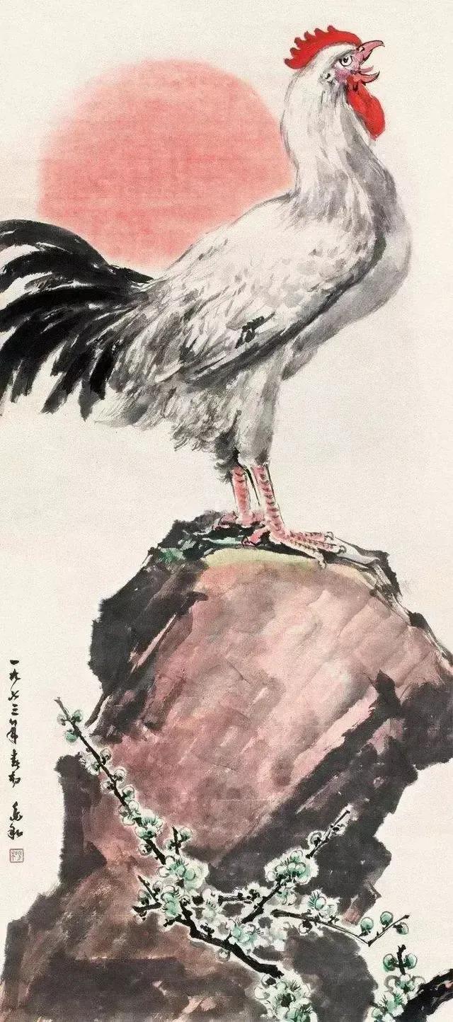 Jiang Zhaohe, the new style of brush and ink combines Chinese and Western styles, the figures ...