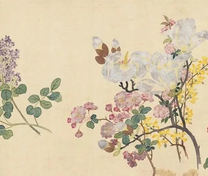 Scroll of Hundred Flowers by Famous Artists of Past Dynasties - iMedia