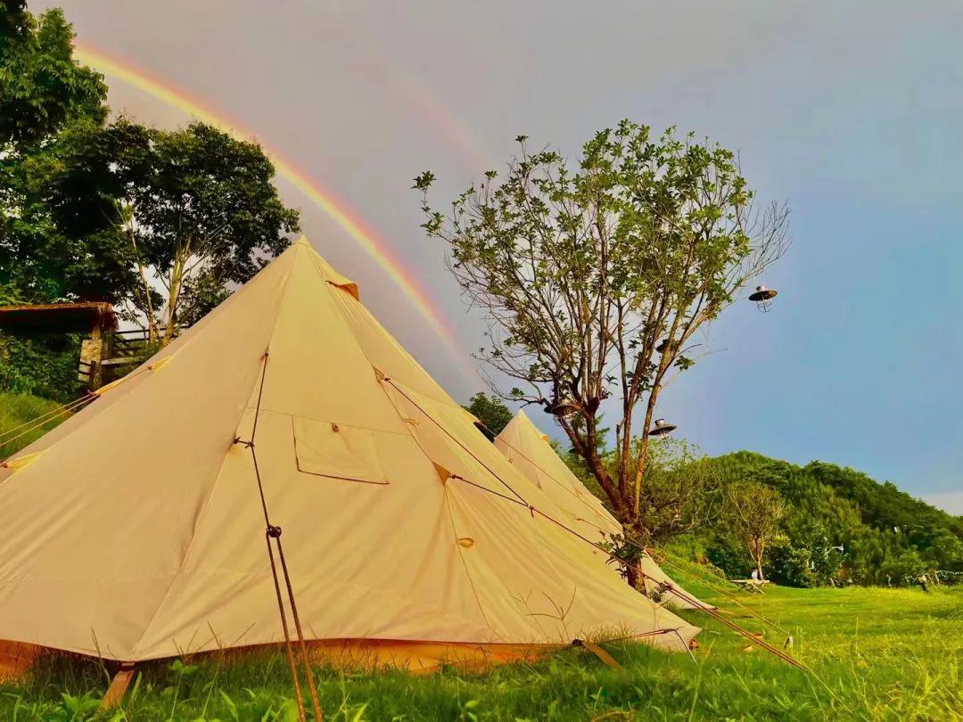 "Camping + Scenery +", "Nanshan South" outdoor camping base in Lin'an ...