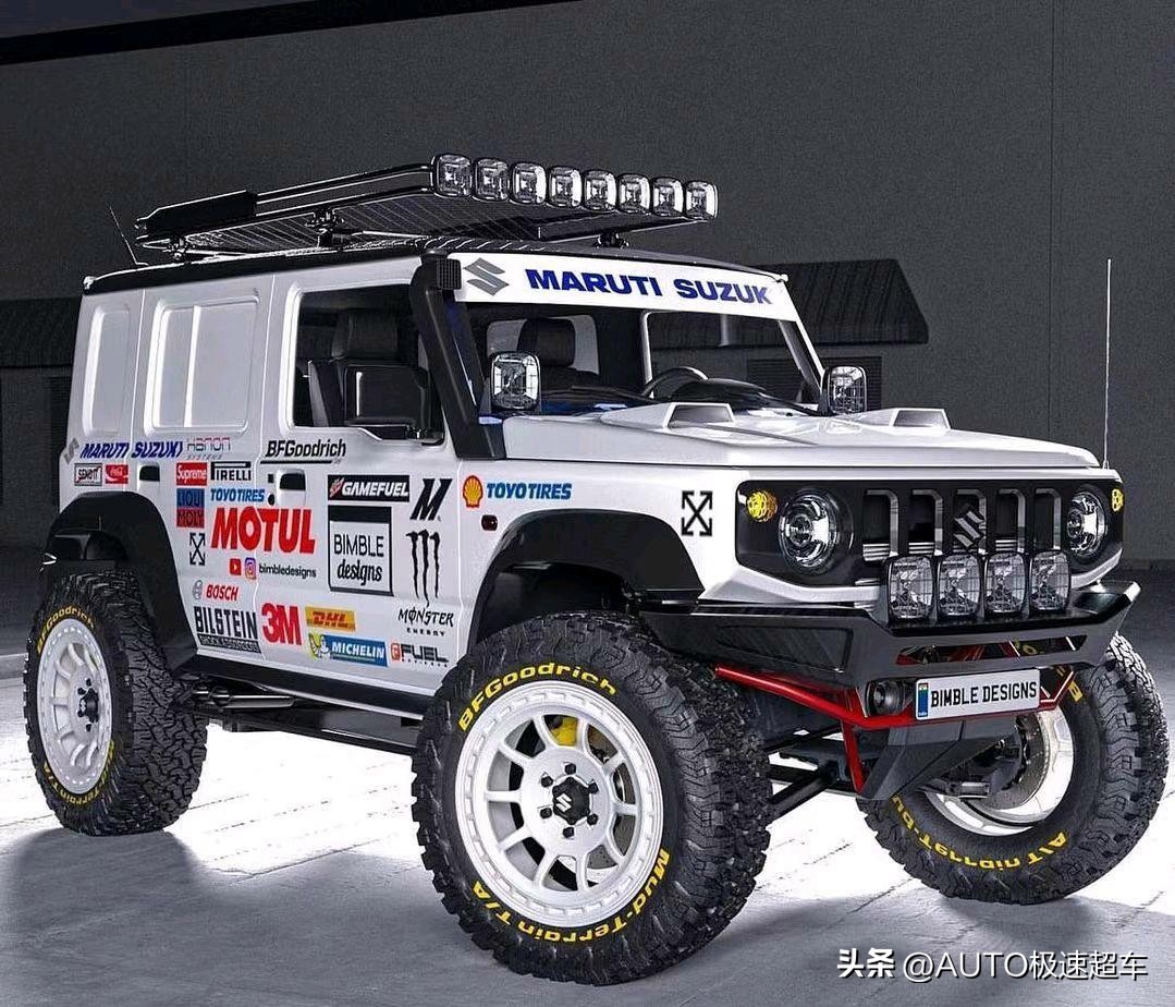 So handsome! Five-door long-wheelbase design, "rally version" Suzuki ...