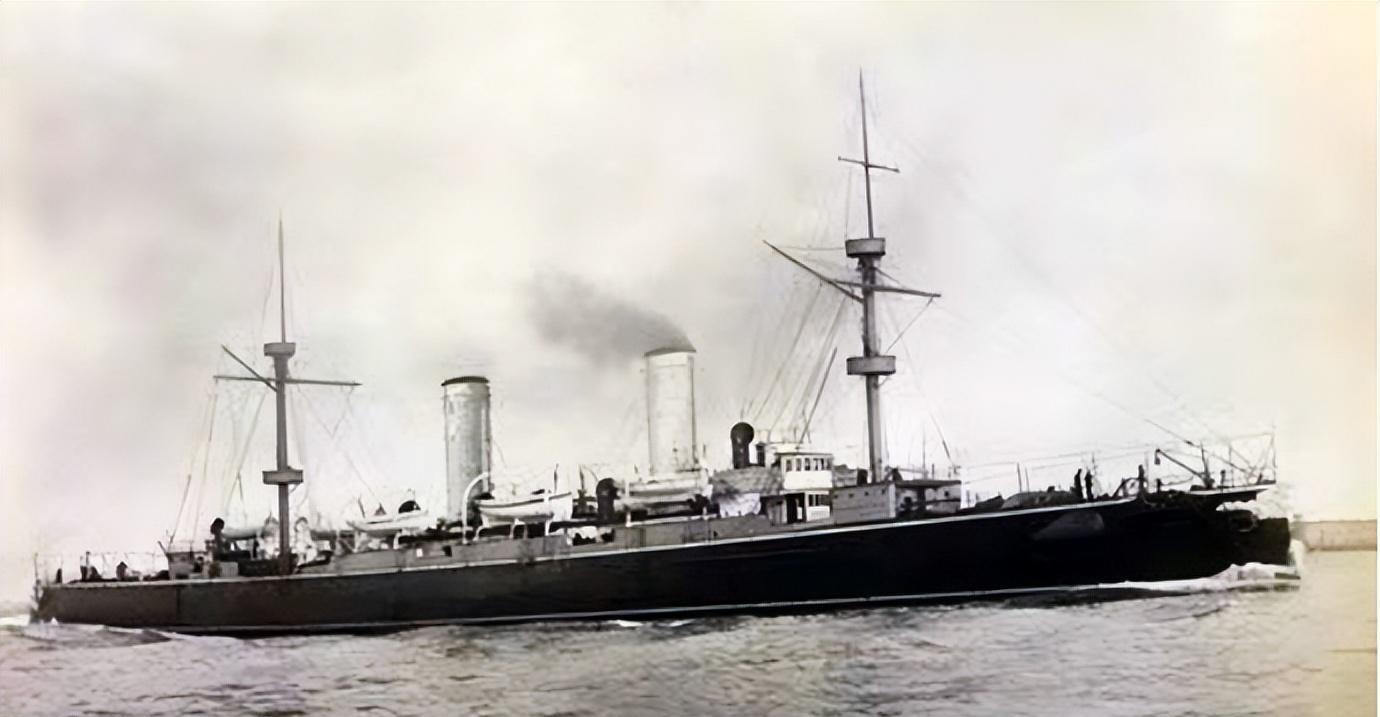 China's first warship to cross the Atlantic Ocean was still in the Qing ...