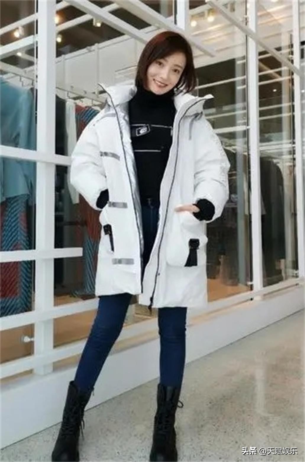 Look at the photo of film and television actress Lin Yuan in the 38 ...