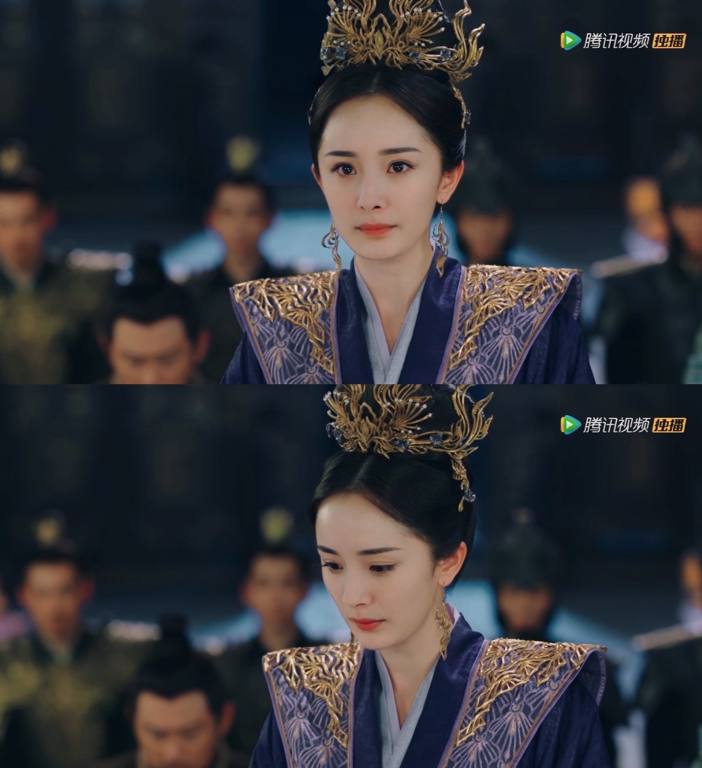 In "Mrs. Huzhu", Haishi kisses Fang Zhu goodbye before leaving and ...