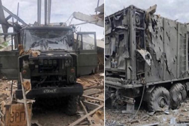 The "golden body of the S400 was broken" and the radar car was smashed ...