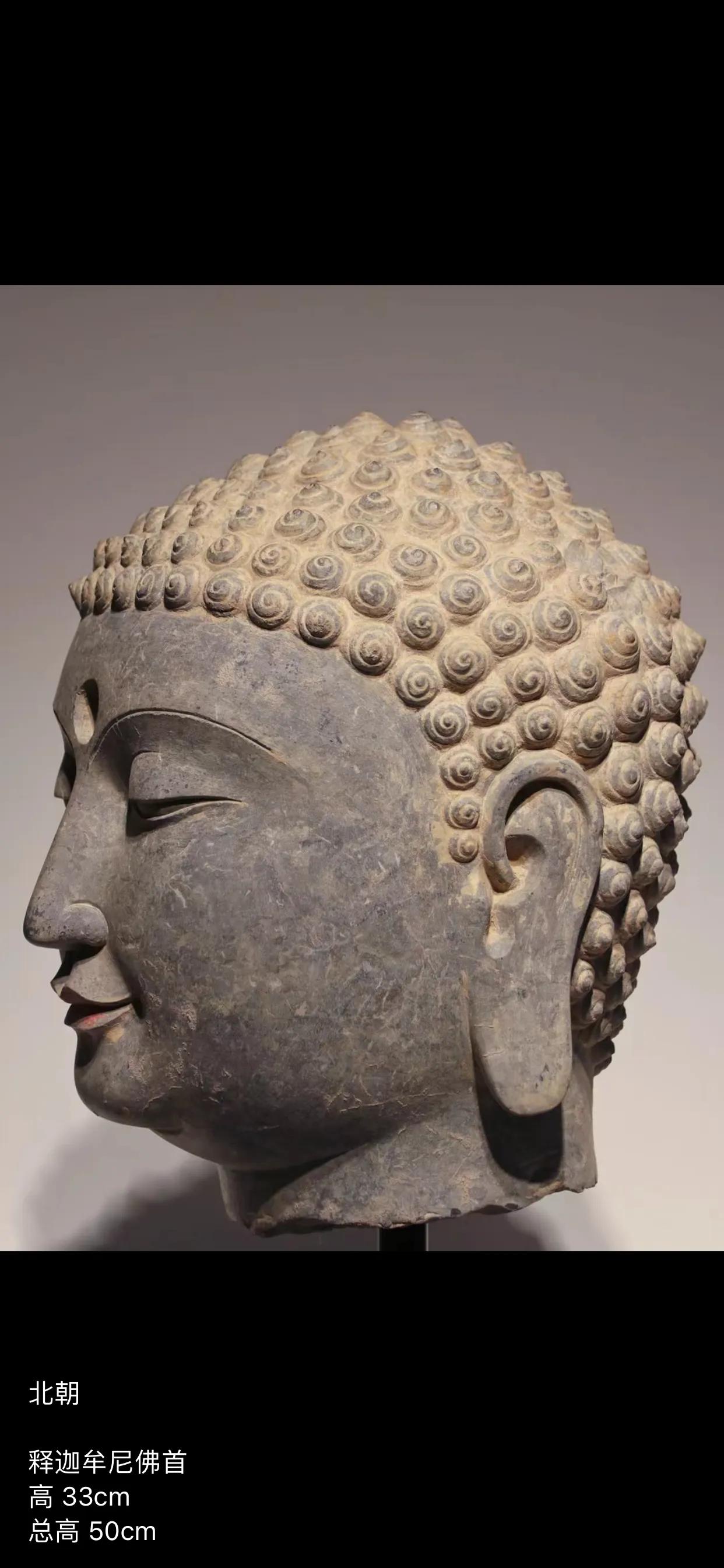Bluestone painted Buddha statues in the Northern Wei Dynasty are ...