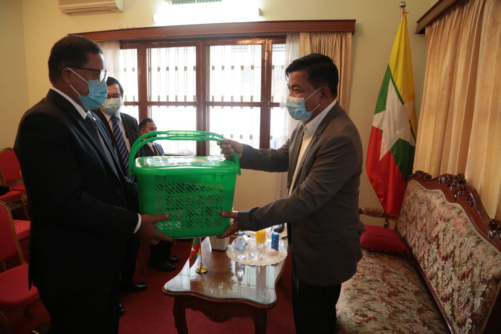 General Maung Maung Aye, Chief of the General Staff of the Myanmar Army ...