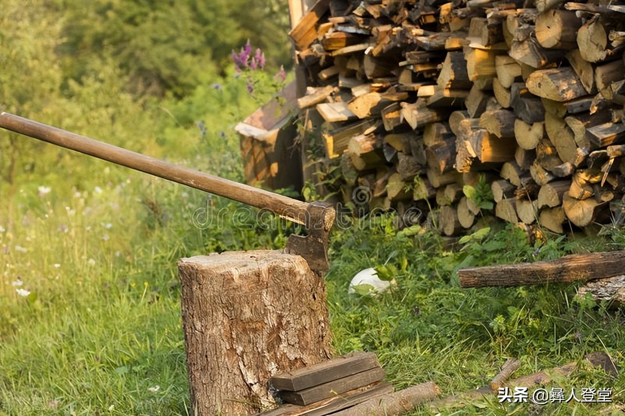 Yangbi Yi Laluoba chopping wood - iNEWS