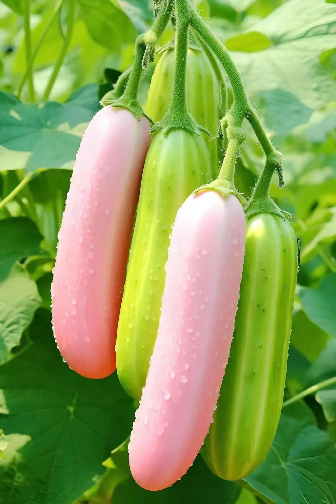 Share beautiful pictures to enjoy the film - cucumbers turn into pink melons in seconds. - iNEWS