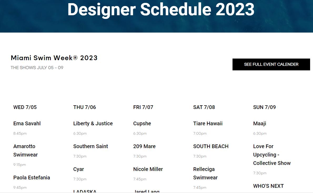 2023 Miami Swimwear Week - RELLECIGA Leads the Fashionable Summer - iMedia
