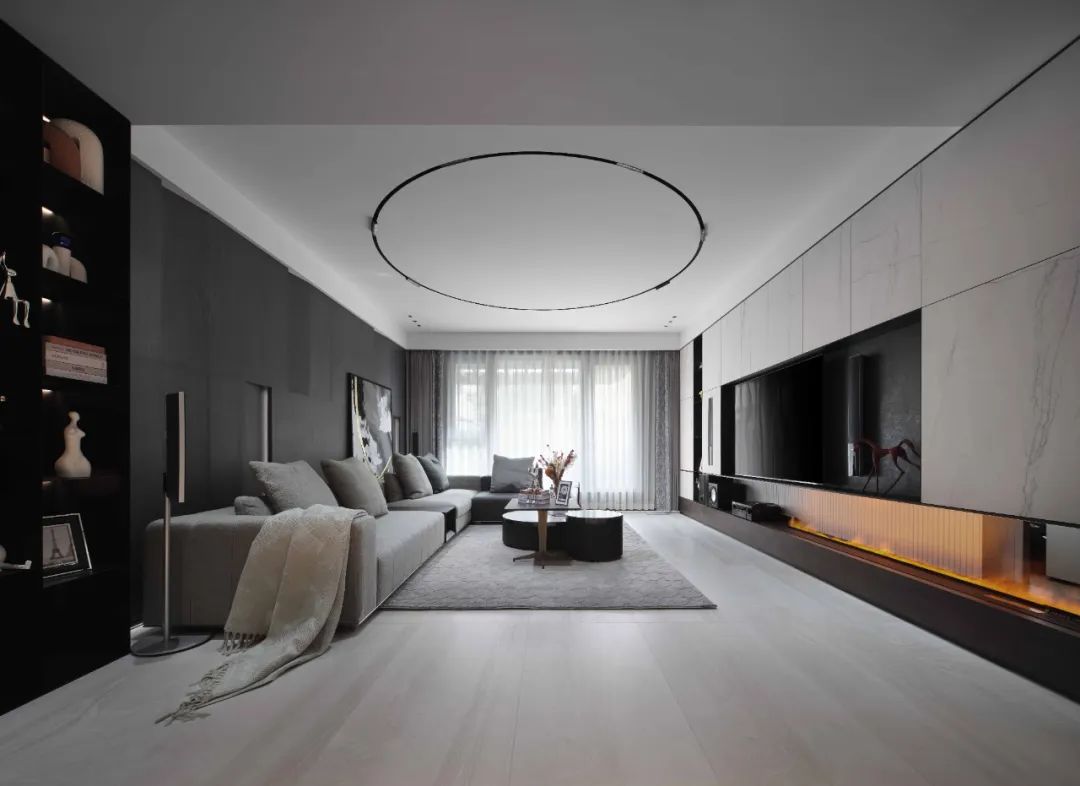 400㎡ modern four-storey villa in Xi'an: let light, shadow and figure ...