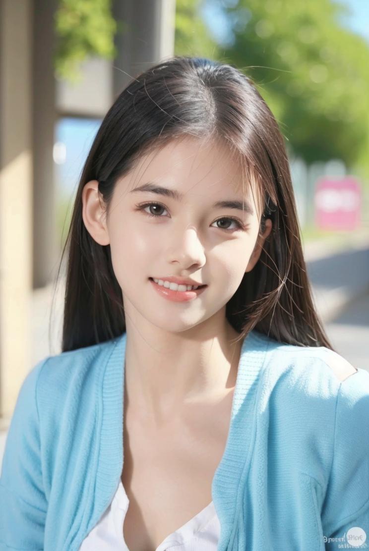 Small fresh beauty portrait photo, pure and lovely girl art photo - iNEWS